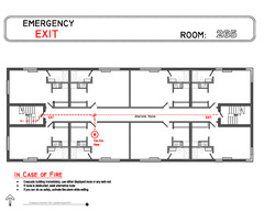 Building Emergency Egress Diagrams